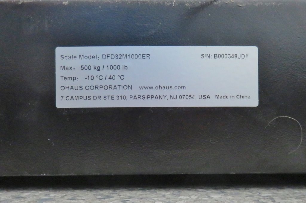 Ohaus Defender 3000 Pallet Scale - The Lab World Group