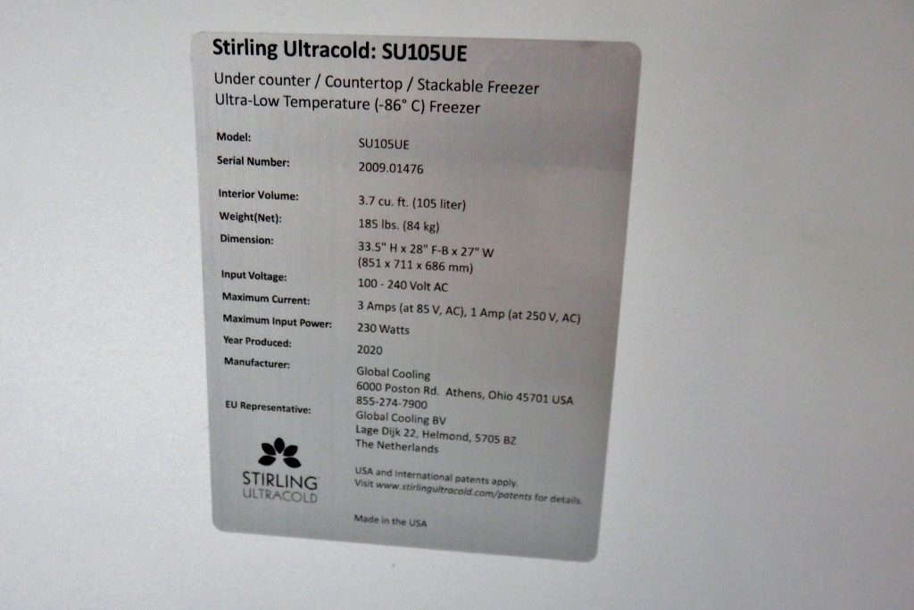 Stirling SU105UE Undercounter -Unused- The Lab World Group
