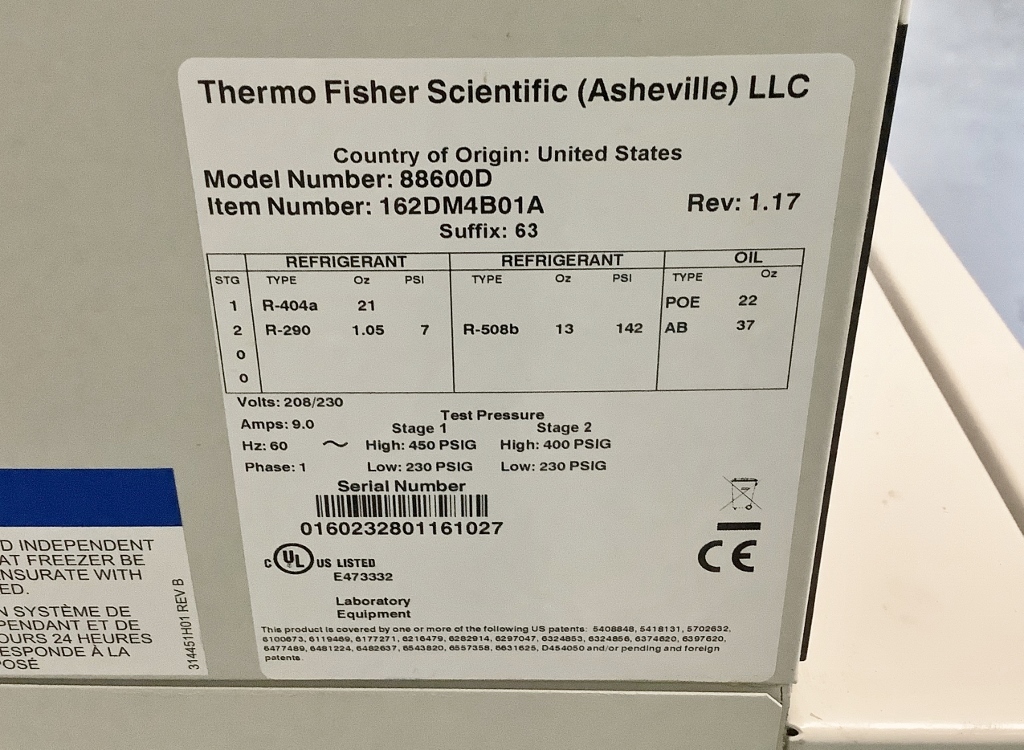 Thermo Scientific Ultra Low Freezer - The Lab World Group