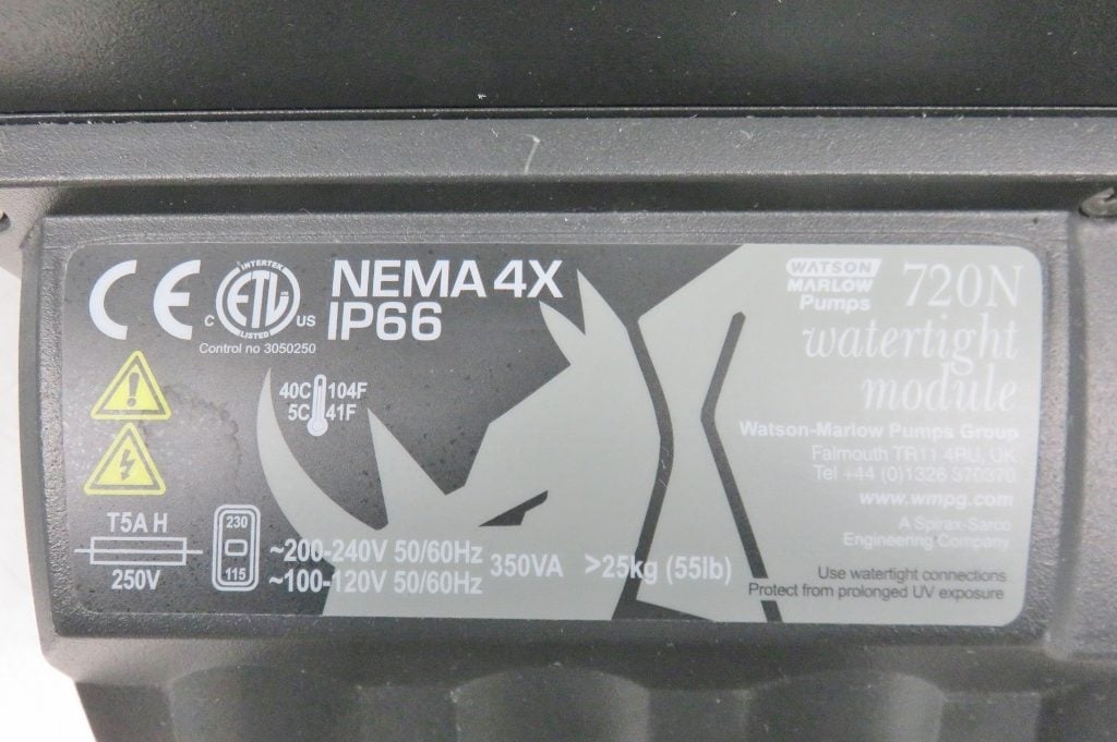 Watson Marlow Peristaltic Pump 720DU - The Lab World Group