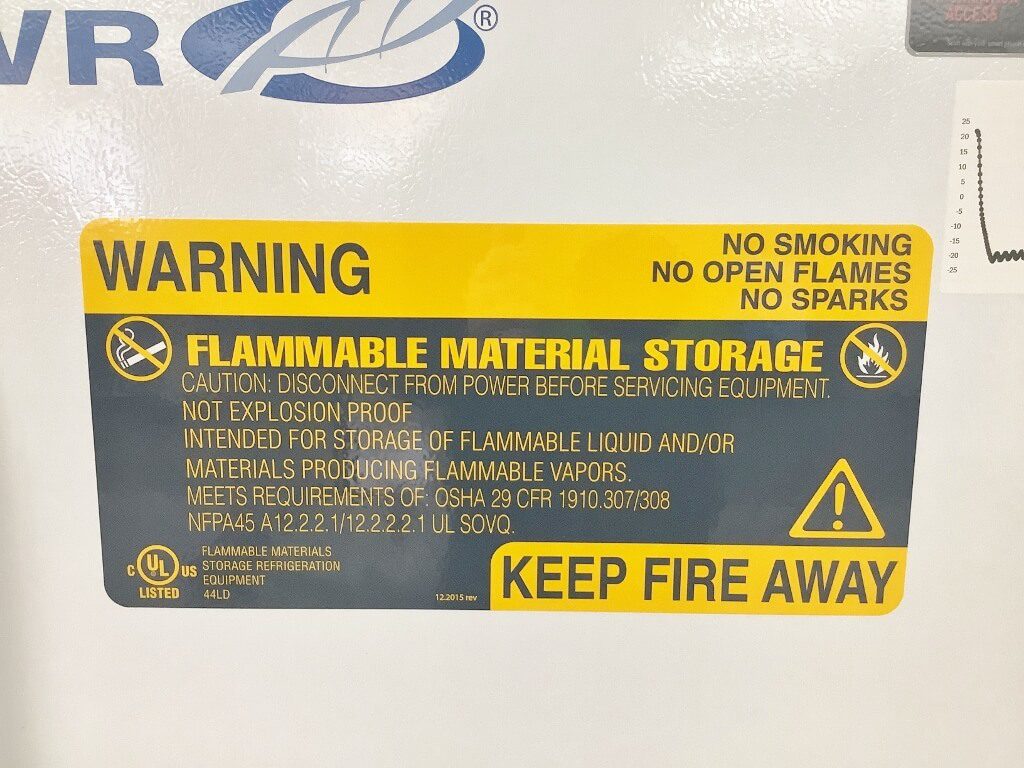 Flammable Material Storage Freezer - The Lab World Group