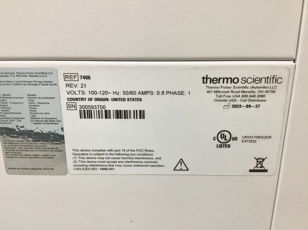 Thermo CryoPlus 4 Cryo Storage System - The Lab World Group