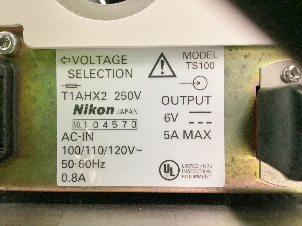 Nikon Eclipse TS100 Inverted Phase Contrast Microscope