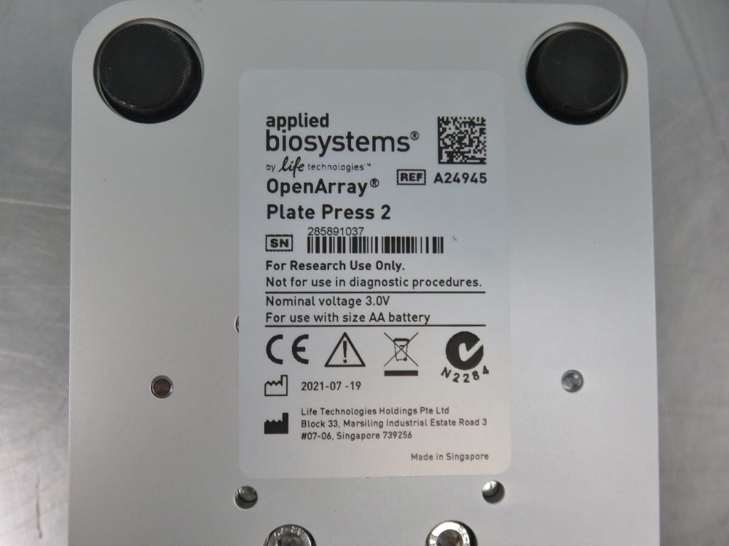 QuantStudio 12K Flex Open Array Plate Press 2.0 - TLWG