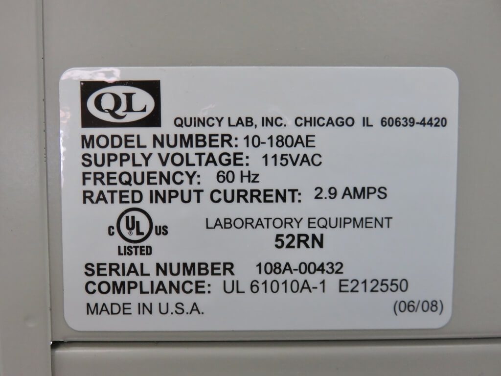 Quincy Lab Incubator 10E - The Lab World Group