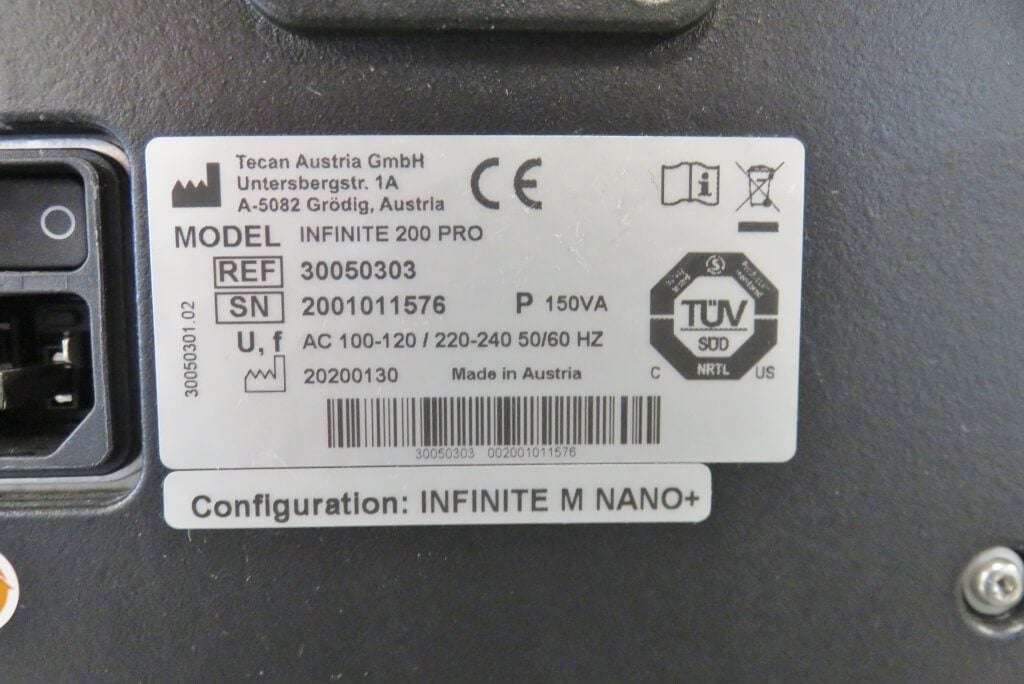 Tecan Infinite M Nano Plus Multi Detection Microplate Reader