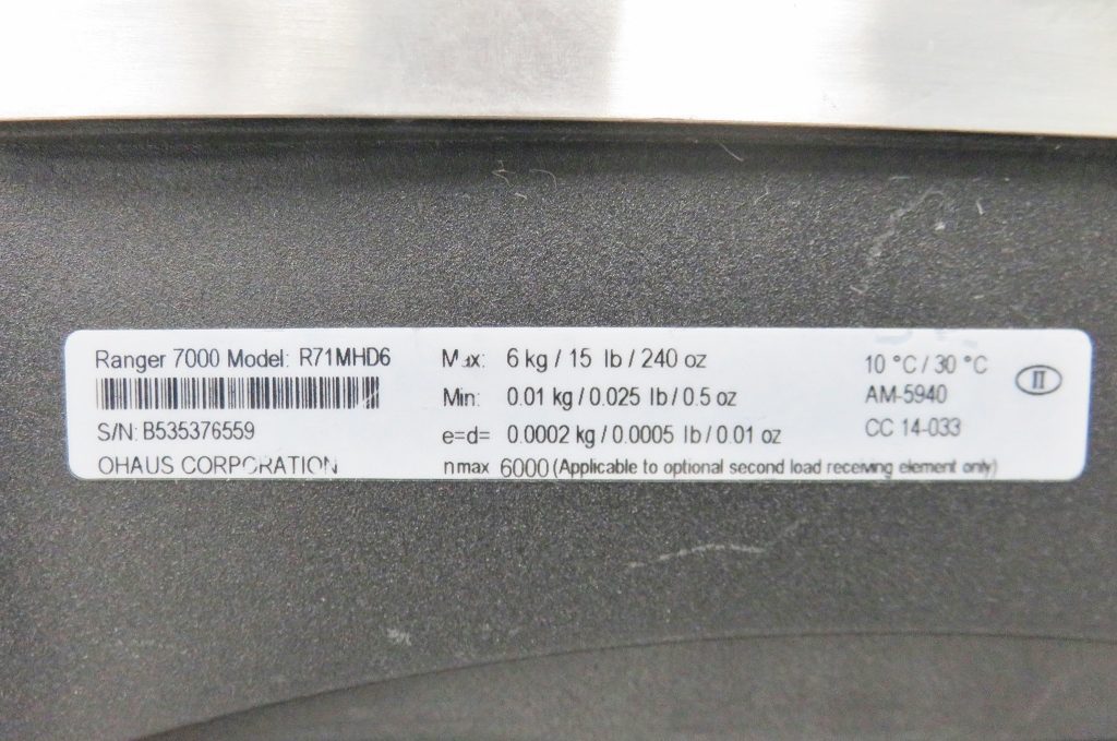 Ohaus Ranger 7000 Scale - The Lab World Group