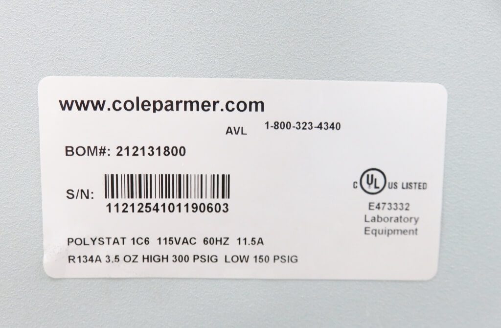 Cole Parmer Polystat Chiller - The Lab World Group