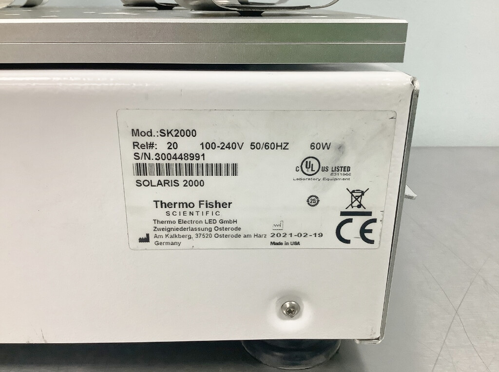 Thermo Solaris SK2000 / SK4000 Touchscreen Orbital Shaker