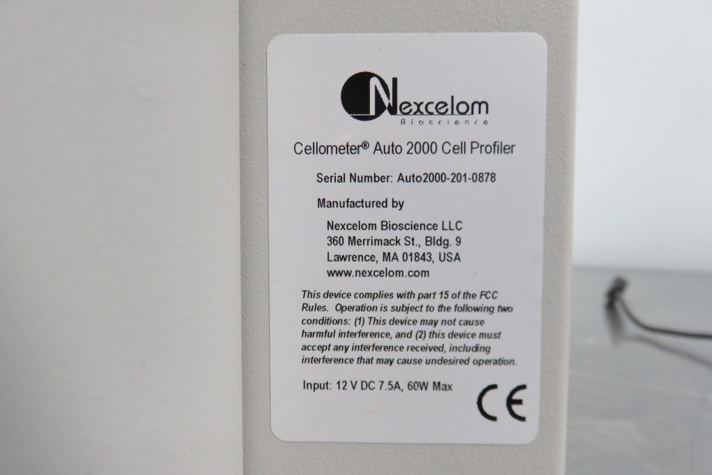 Nexcelom Cellometer Auto 2000 Automated Cell Counter - TLWG
