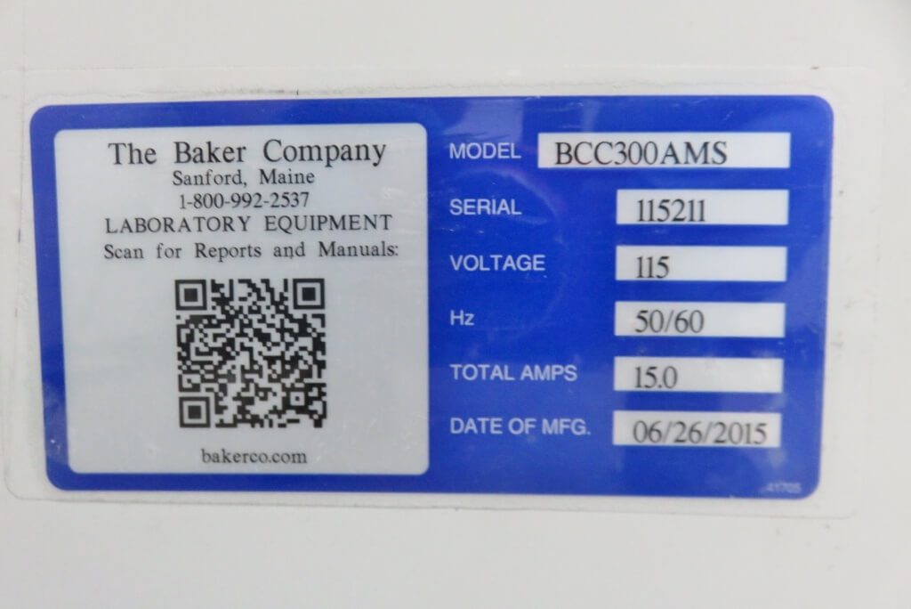 Baker Fume Hood BCC300AMS - The Lab World Group