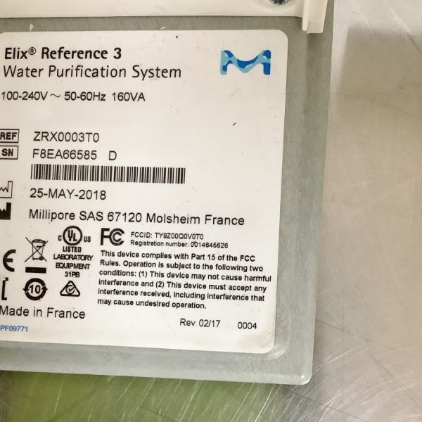 Millipore Elix Reference 3 Water Purification - The Lab World Group