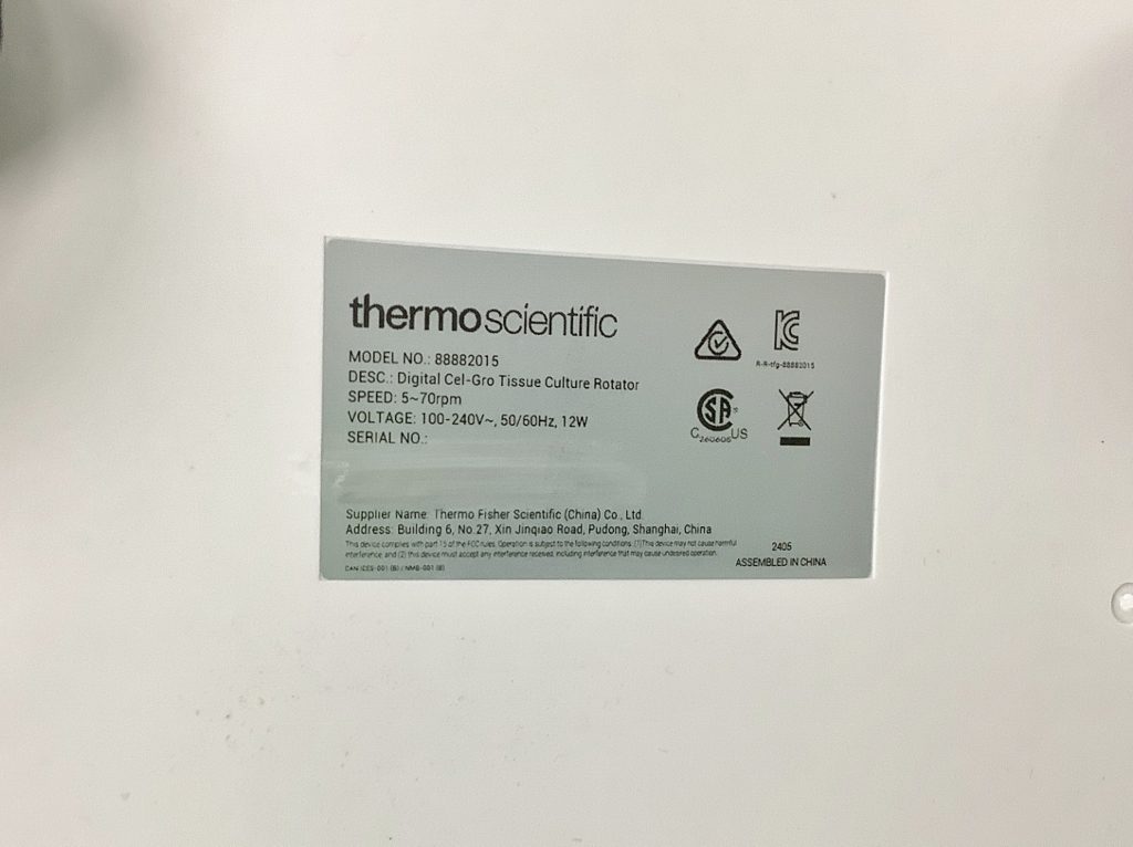 Thermo Cel Gro Lab Rotator - 2024 - The Lab World Group