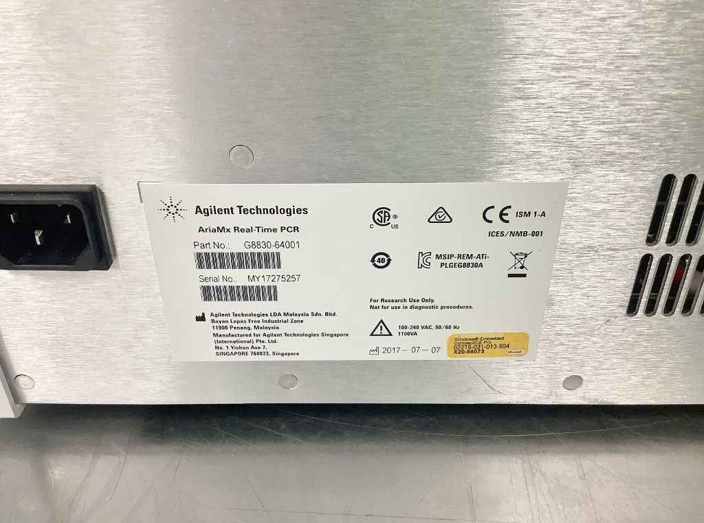 Agilent Aria Mx Real Time PCR - The Lab World Group