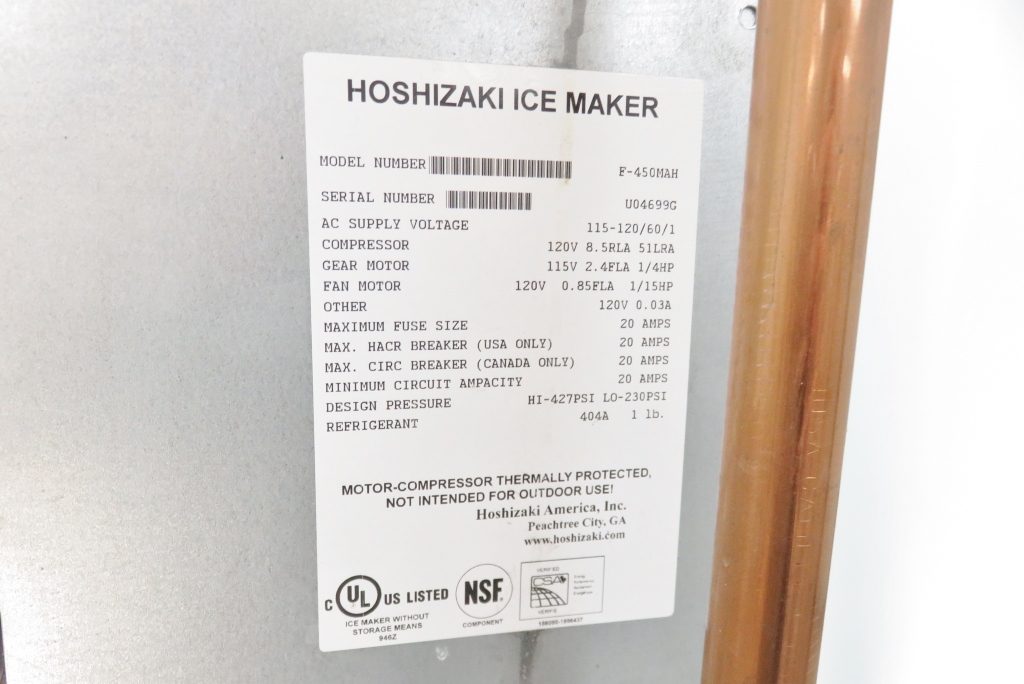 Hoshizaki Lab Ice Maker F-450MAH - Flaker - TLWG
