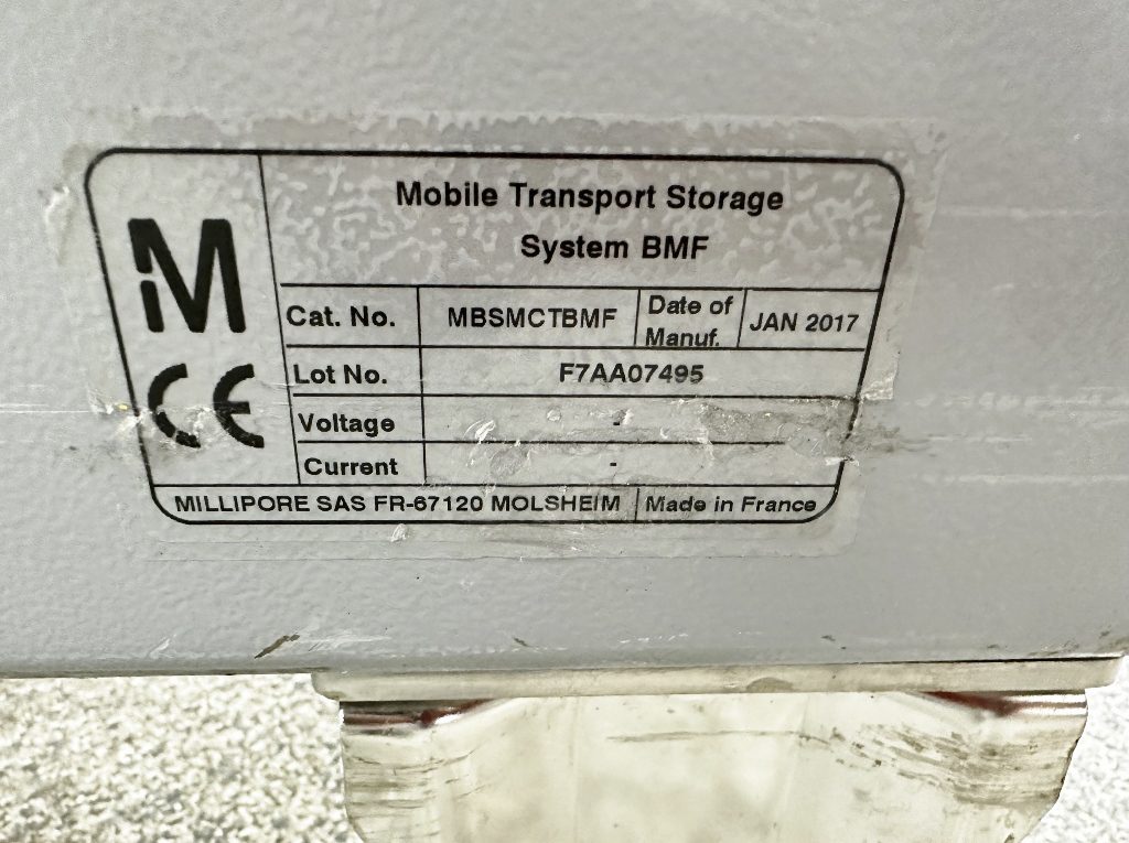 Millipore Mobius Mobile Transport System - Buffer Rack - TLWG