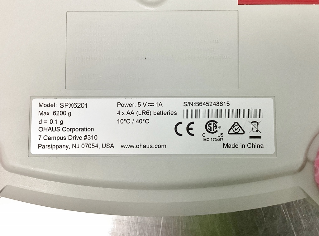 Ohaus Scout Balance STX6201 - The Lab World Group