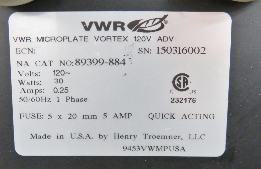 VWR Plate Vortexer - The Lab World Group