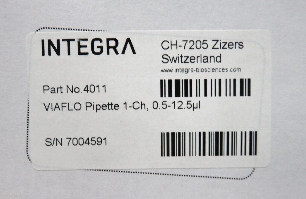 Viaflo Pipette 0.5-12.5μl - Still in Box - The Lab World Group