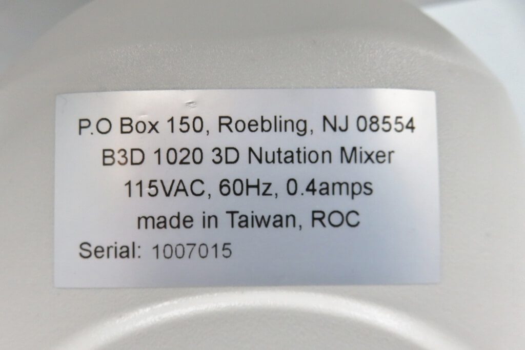 Benchmark Nutator MiniMixer - The Lab World Group