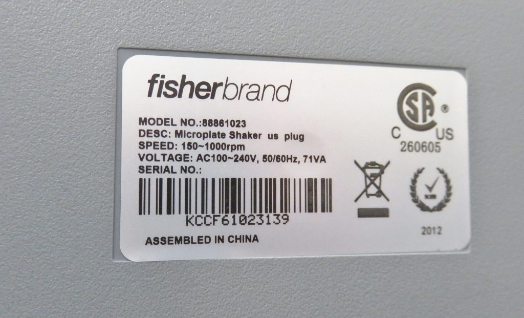 Fisher Microplate Shaker - The Lab World Group