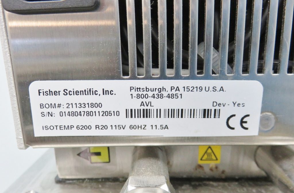 Fisher Scientific Isotemp 6200 Recirculating Chiller - TLWGr