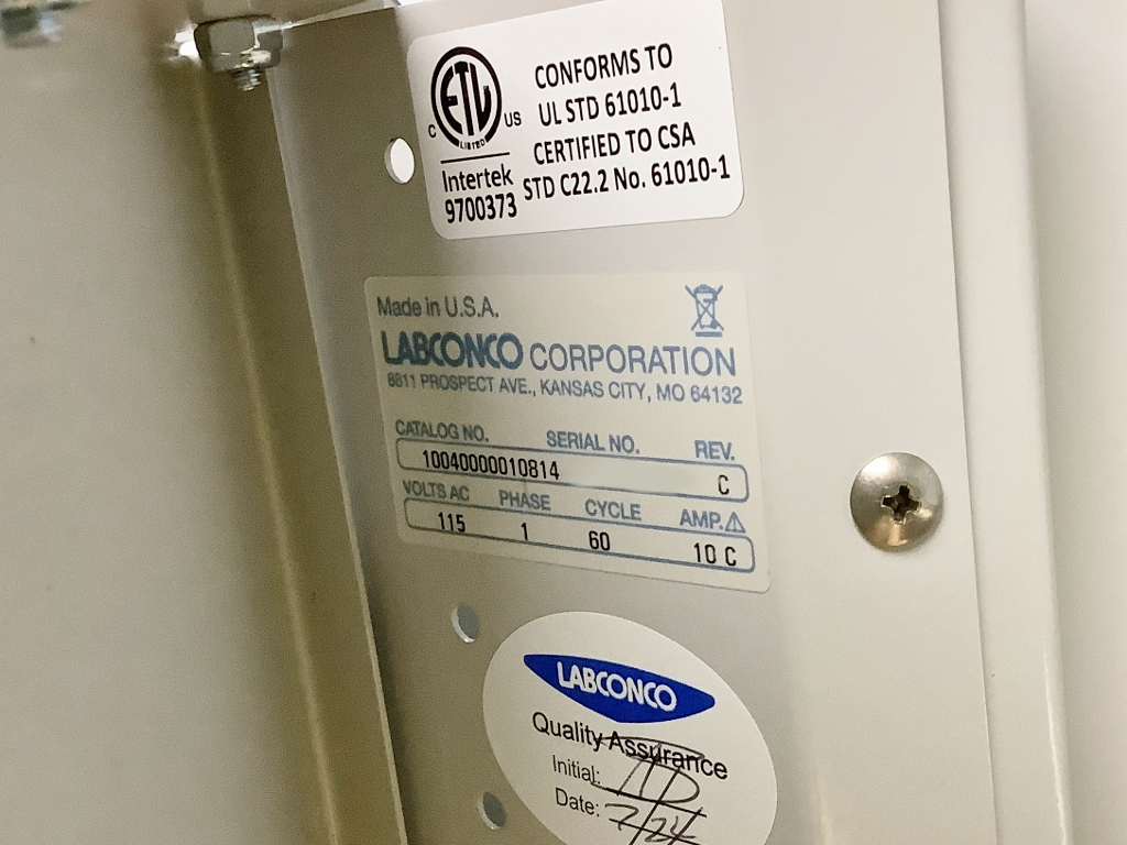 Labconco 4' Protector Chemical Fume Hood - 2025 Unused