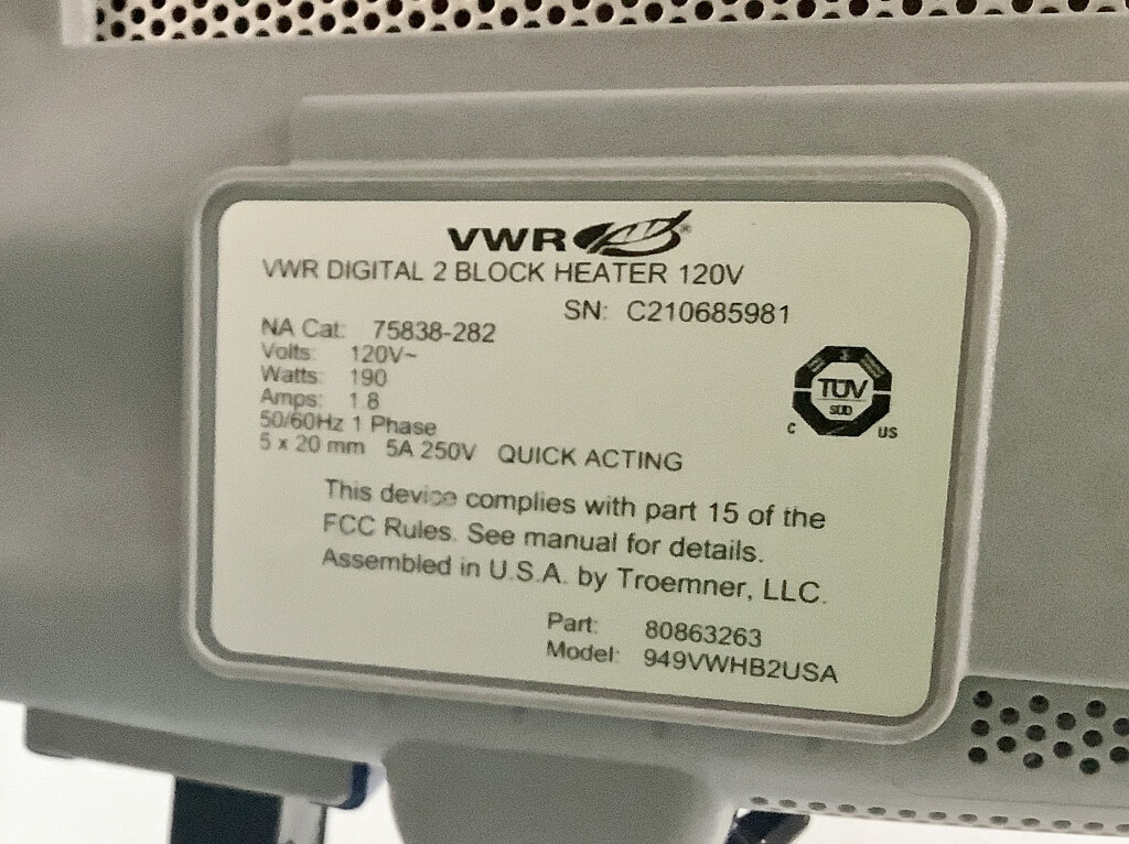 VWR Digital Heatblock - The Lab World Group