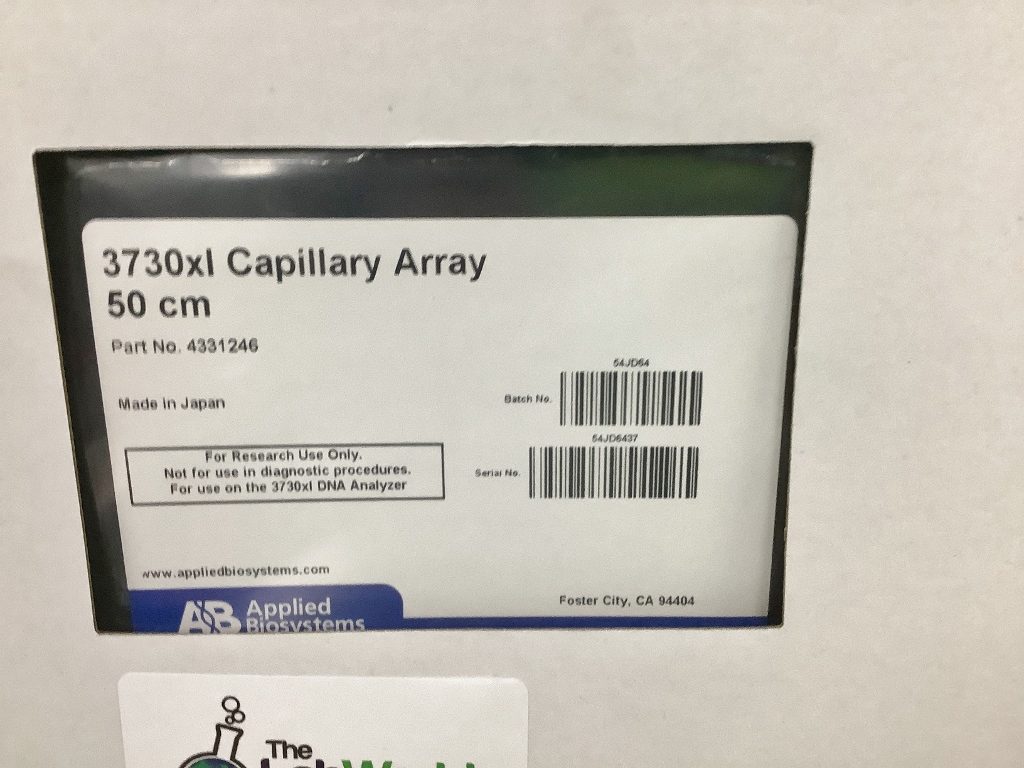 ABI 3730xl DNA Analyzer 96 Capillary Array 50cm - TLWG