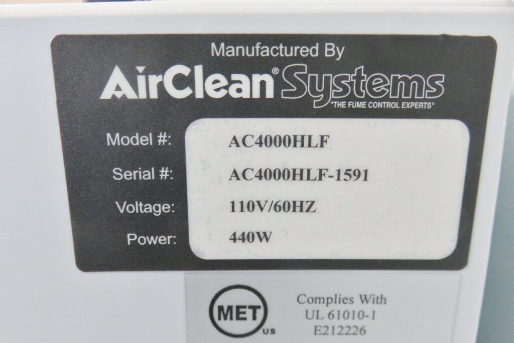 AirClean 4000 Laminar Flow Hood 4' - The Lab World Group