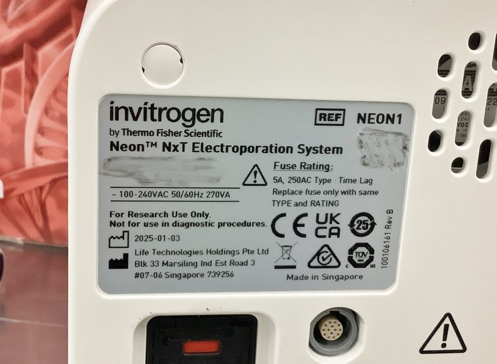 Invitrogen Neon NxT Electroporation System