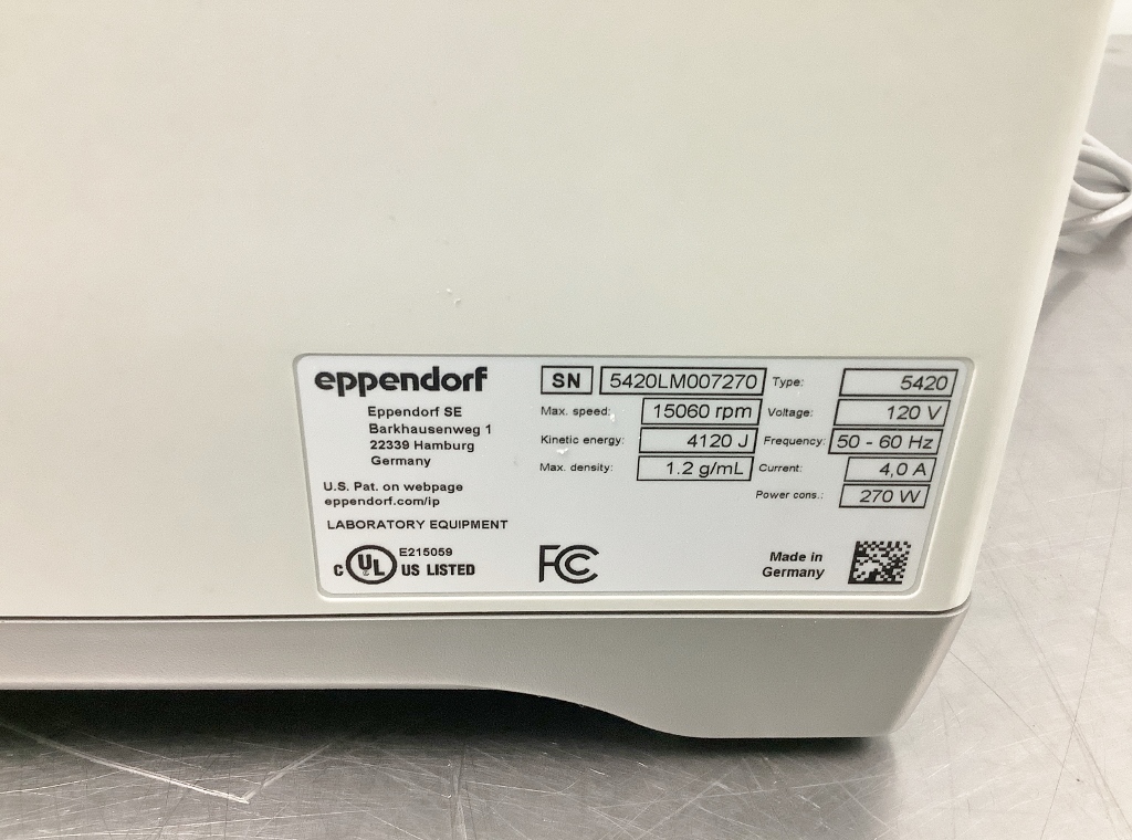 Eppendorf 5420 Centrifuge - The Lab World Group