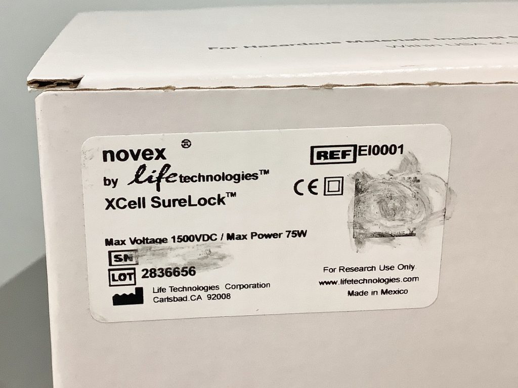 Invitrogen Novex XCell SureLock - Unused in Box - TLWG