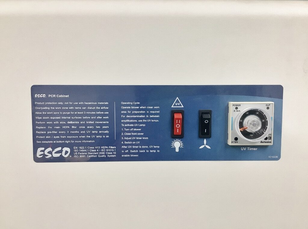 ESCO PCR Cabinet - The Lab World Group
