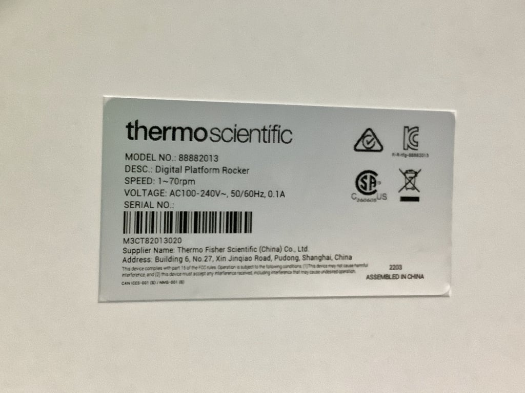 Thermo Scientific Digital Lab Rocker - The Lab World Group