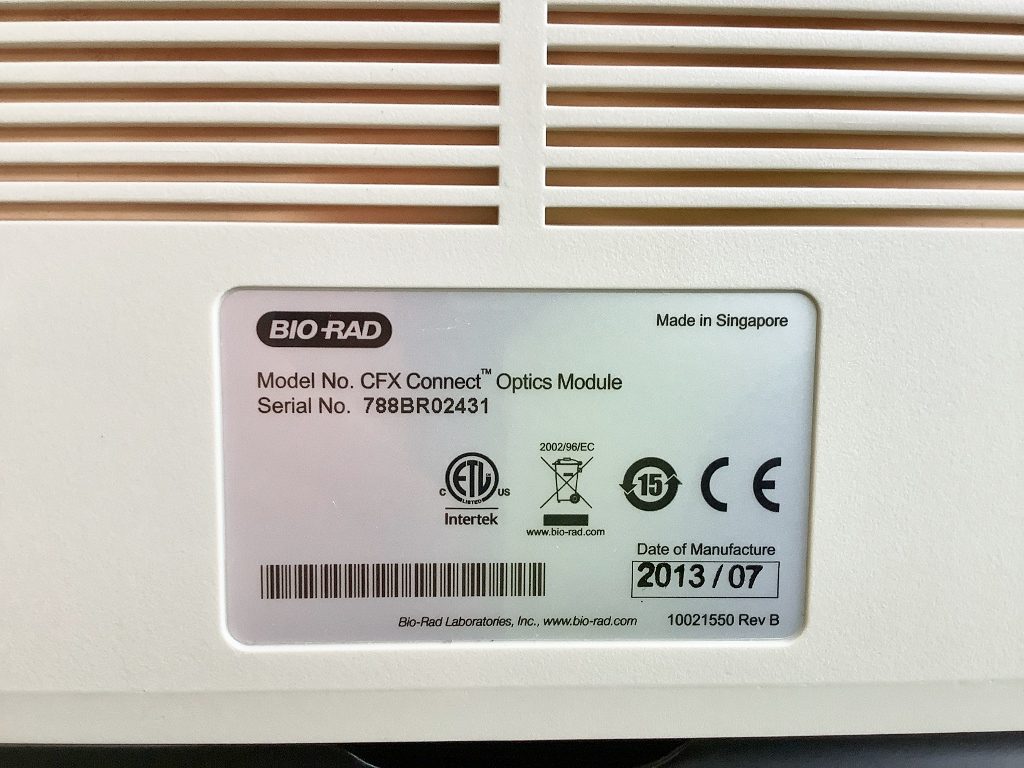 Biorad CFX96 Connect Real Time PCR - The Lab World Group
