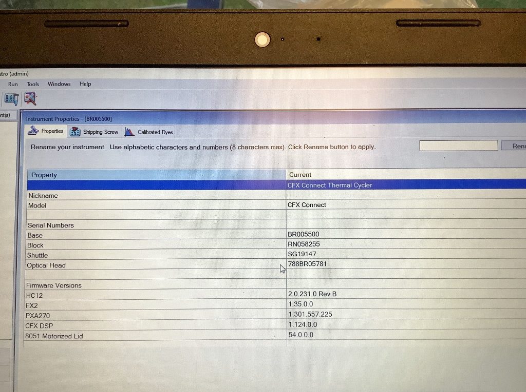 Biorad CFX96 Connect Real Time PCR - The Lab World Group