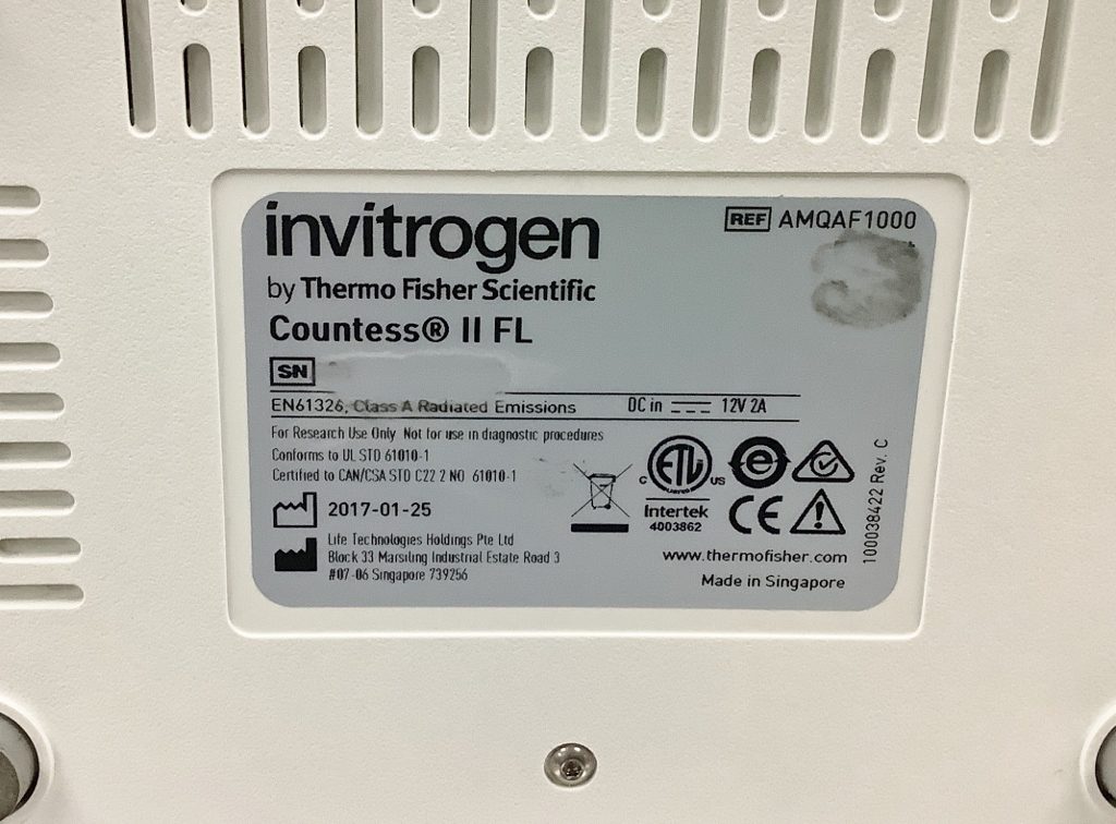 Countess II FL Cell Counter - The Lab World Group