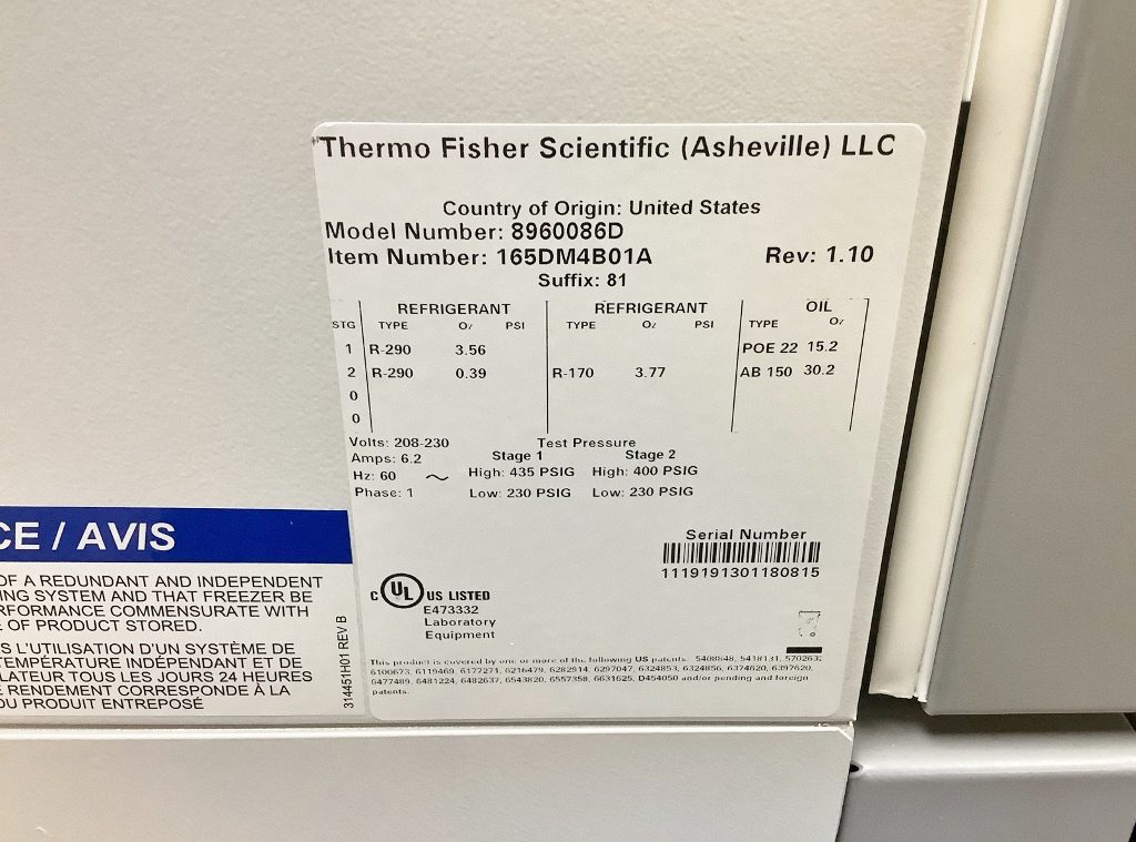 Thermo Scientific ULT Freezer - The Lab World Group