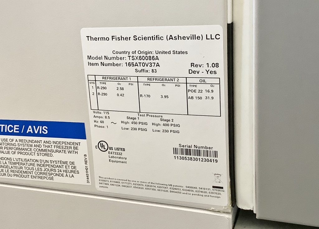 Thermo TSX60086A ULT Freezer - The Lab World Group