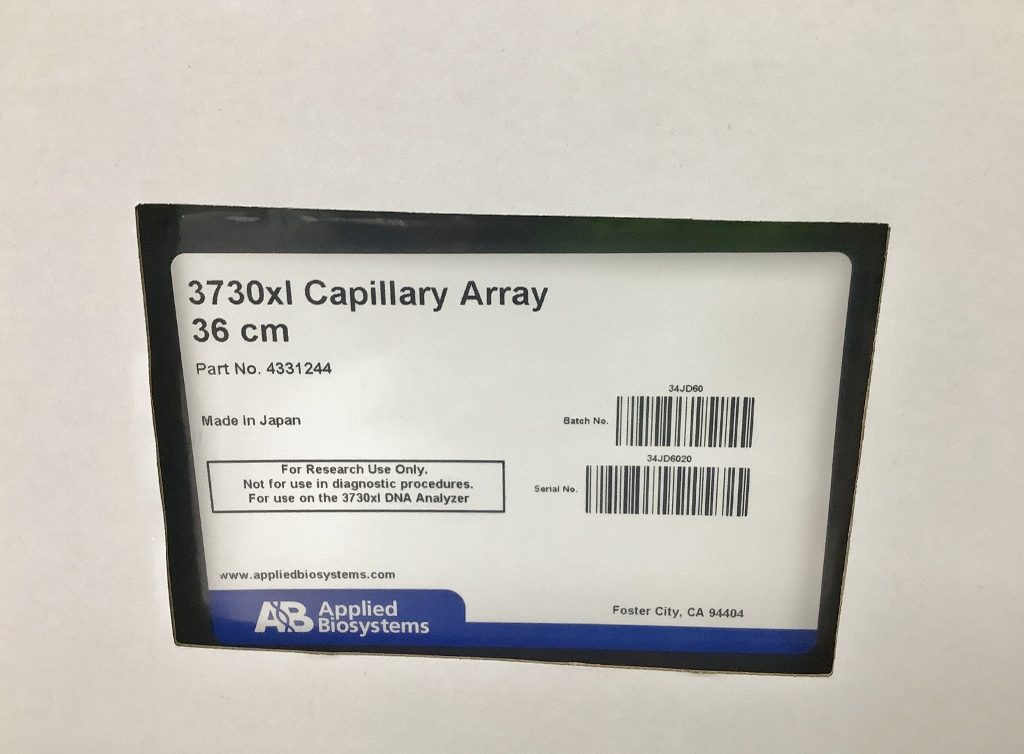 AB 3730xl Capillary Array 36cm - CASE of 8 New in Box