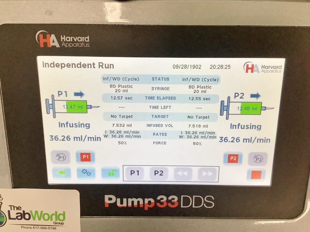 Harvard Apparatus Syringe Pump 33DDS - The Lab World Group