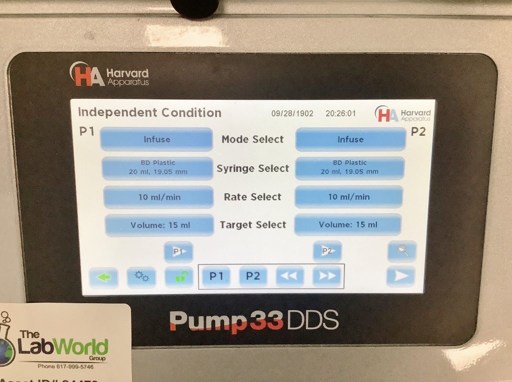 Harvard Apparatus Syringe Pump 33DDS - The Lab World Group