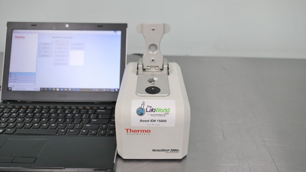 NanoDrop 2000 Spectrophotometer Thermo - The Lab World Group