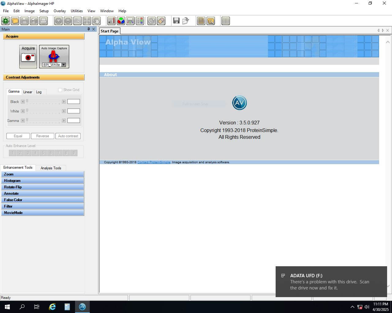 Protein Simple AlphaImager Gel Imager - The Lab World Group