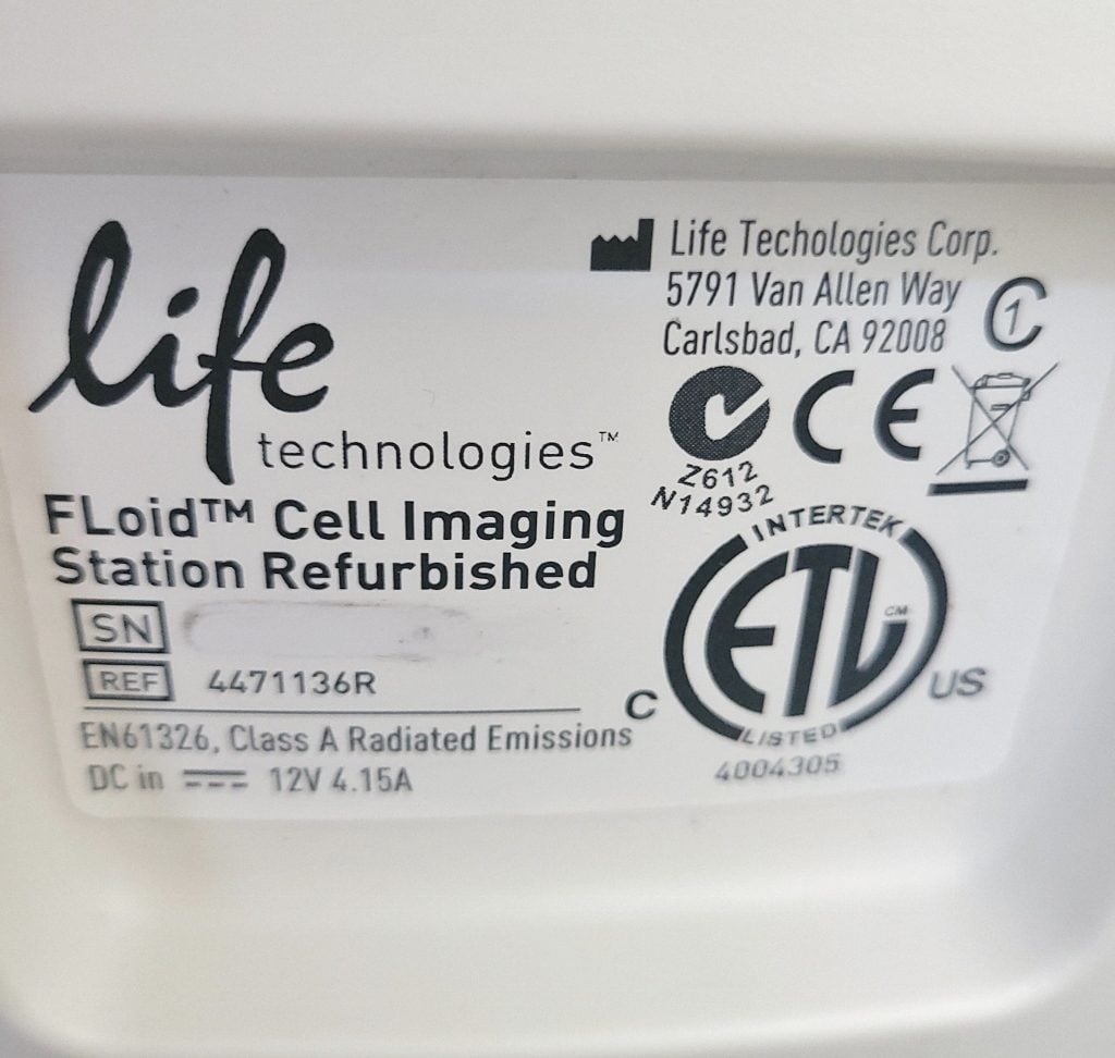 Life Technologies EVOS FLoid Cell Imaging Station