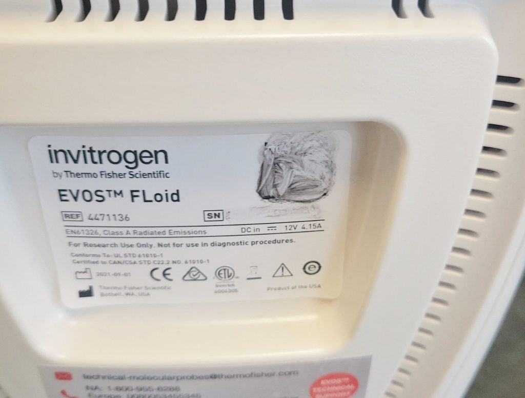 Life Technologies EVOS FLoid Cell Imaging Station