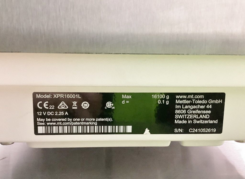 Mettler Toledo Balance XPR16001L - The Lab World Group
