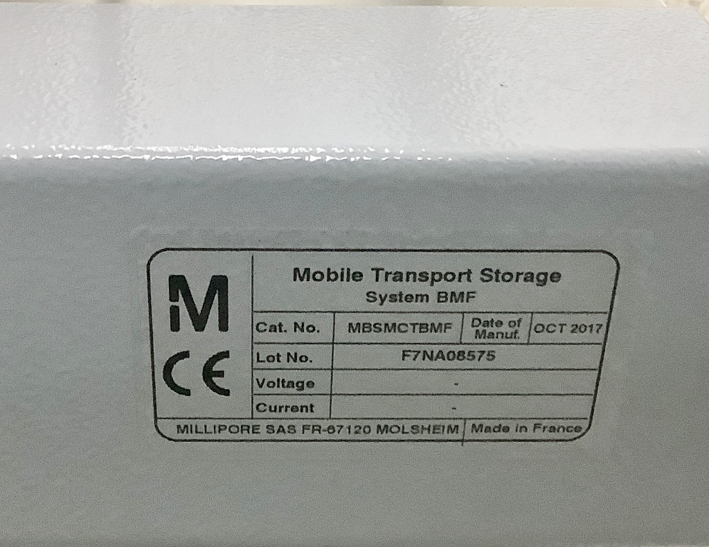 Millipore Mobius Mobile Transport System - Buffer Rack - TLWG