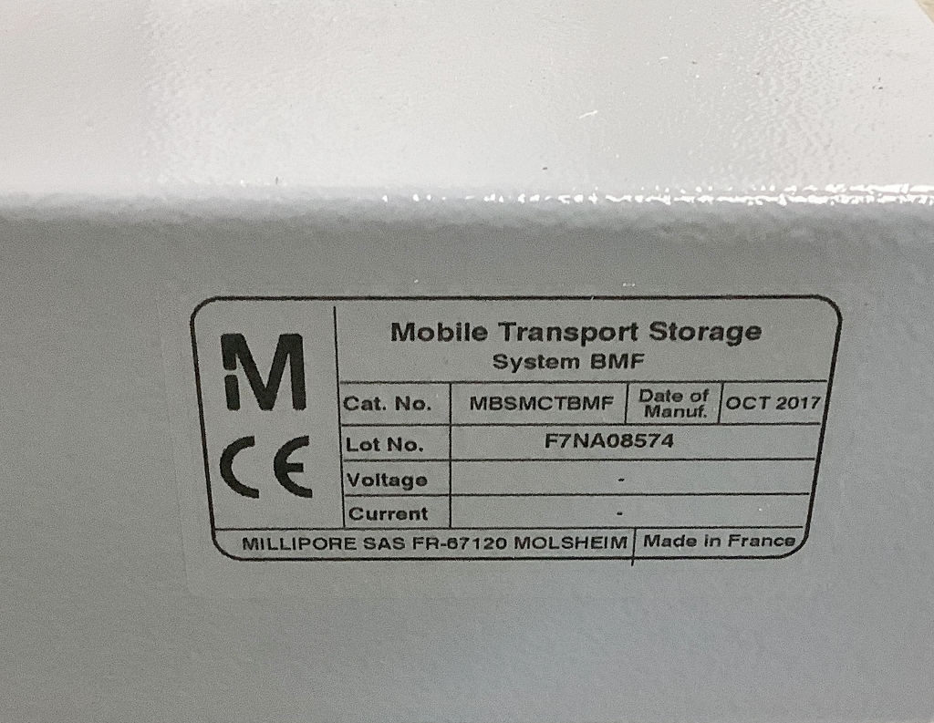 Millipore Mobius Mobile Transport System - Buffer Rack - TLWG